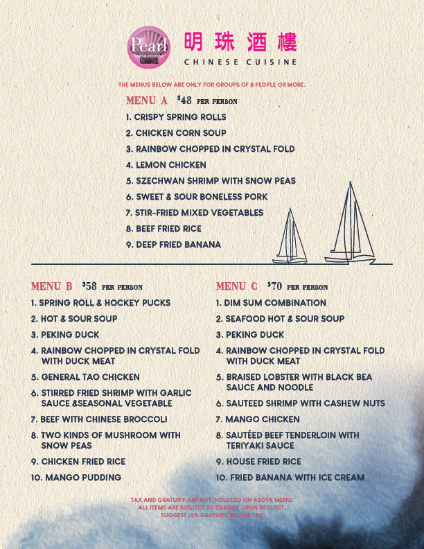 Menu – Pearl Chinese Cuisine